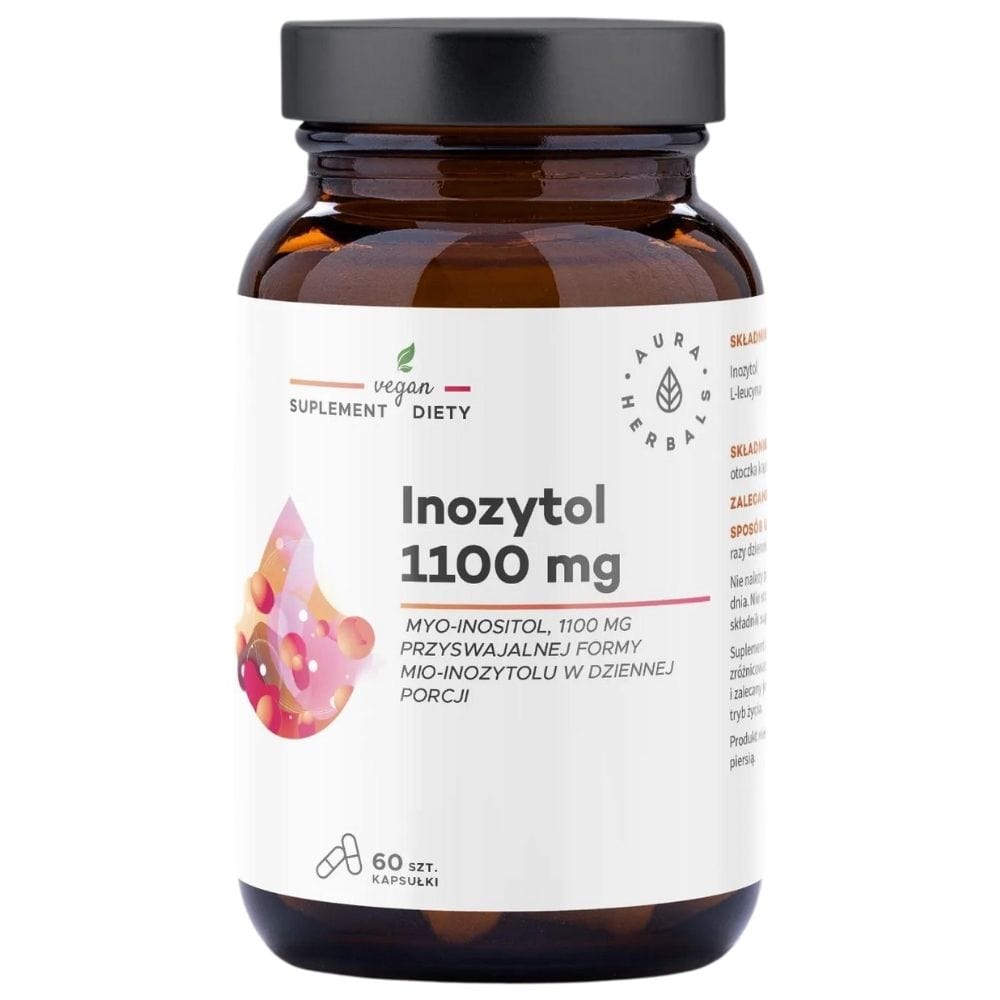Aura Herbals Inozitol 1100 mg Myo-Inositol - 60 capsule – Medpak